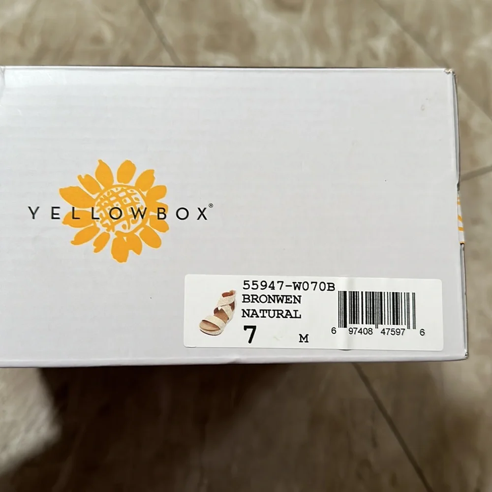 Yellow Box | Shoes | Yellow Box Natural Woven Crisscross Wedge Sandals ...